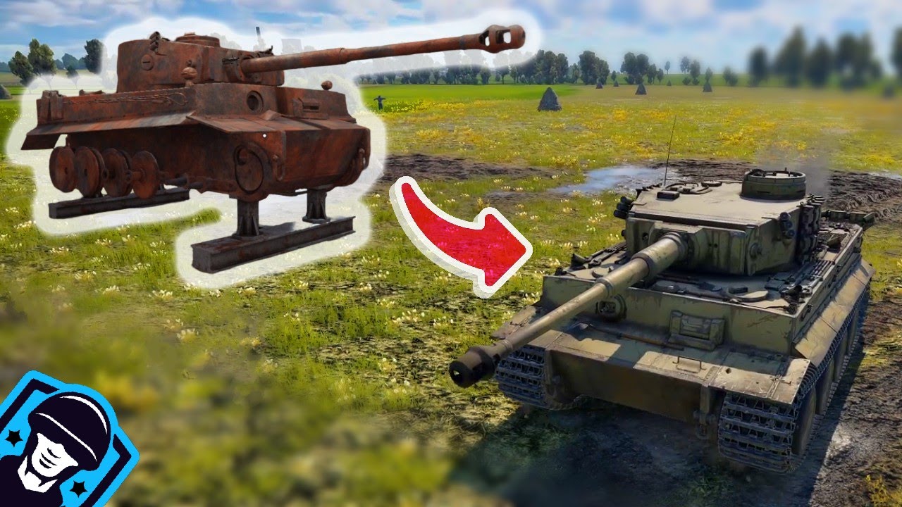 Restoring a Tiger Tank for War Thunder | 2024 - YouTube