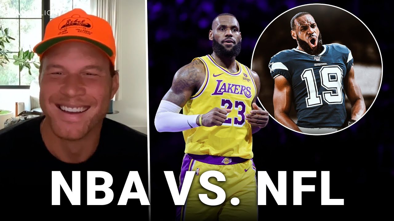 Blake Griffin Debates if NBA Players Can Play in the NFL - YouTube