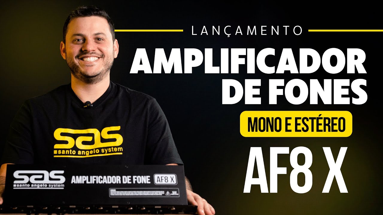 💥 AMPLIFICADOR MONO e ESTÉREO - É POSSÍVEL? SAS APRESENTA AF8X !! - YouTube