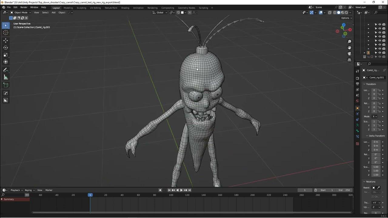 Exporting models from Blender to Unity! - YouTube