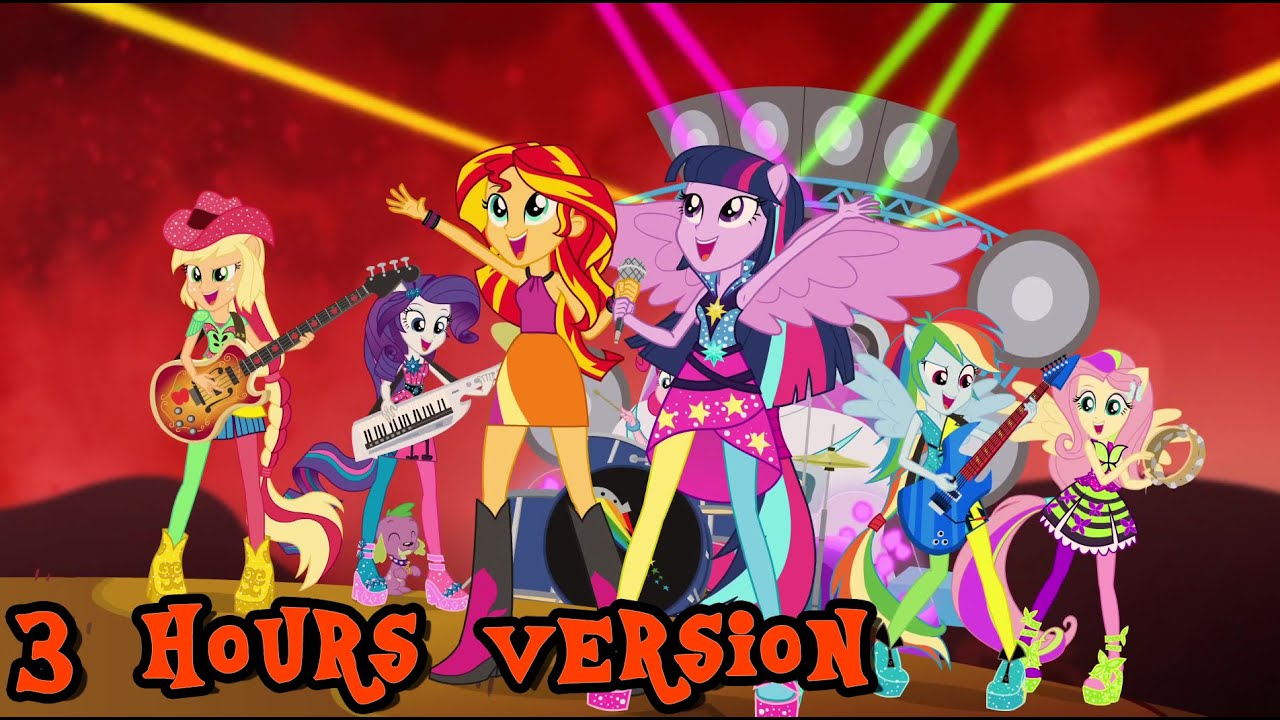 MLP:EQG - "Welcome to the Show"(3 hours extended version)(HQ) - YouTube