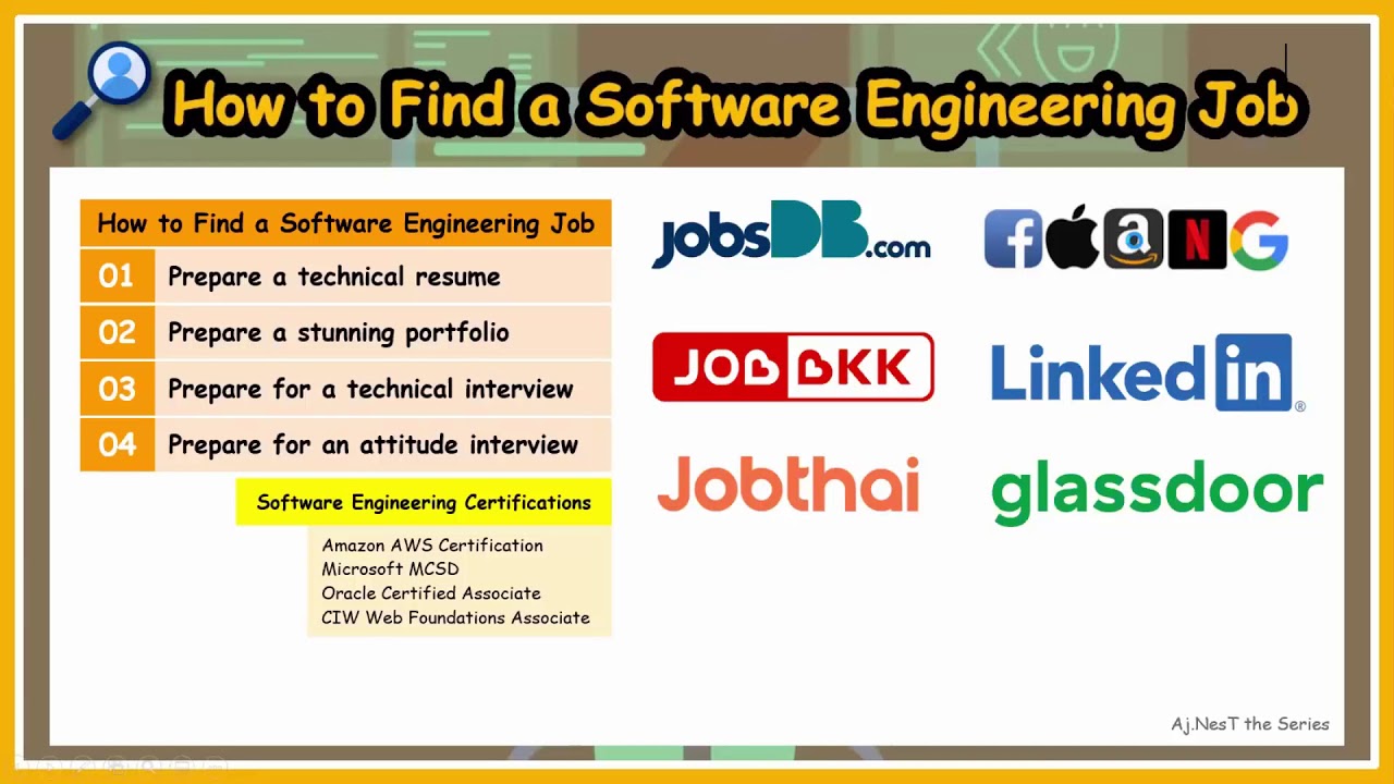 Software Engineer 2021 EP.4 วิธีการหางานตำแหน่ง Software Engineer ทั้งไทยและต่างประเทศ 🔥 - YouTube