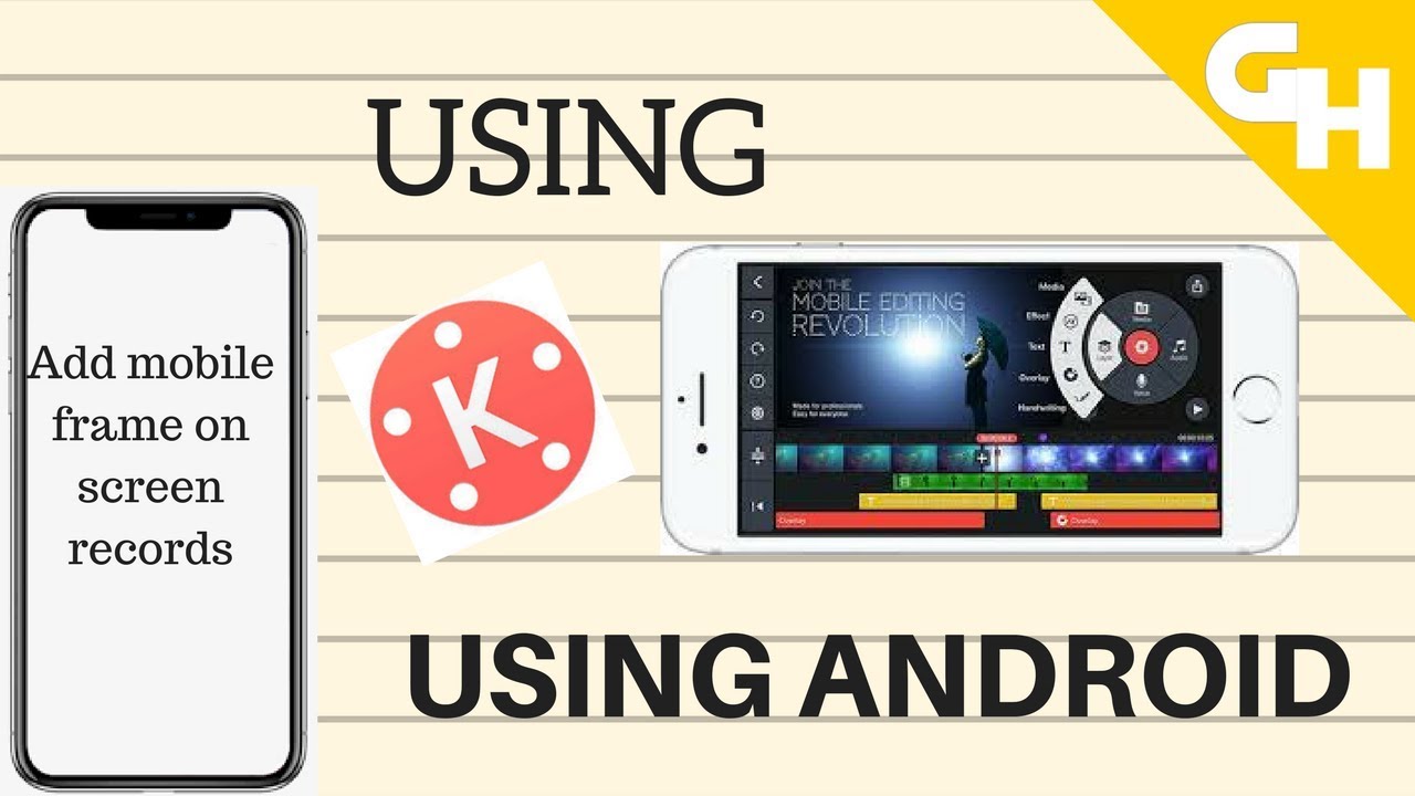How to add any mobile frame in video [editing on android] - YouTube