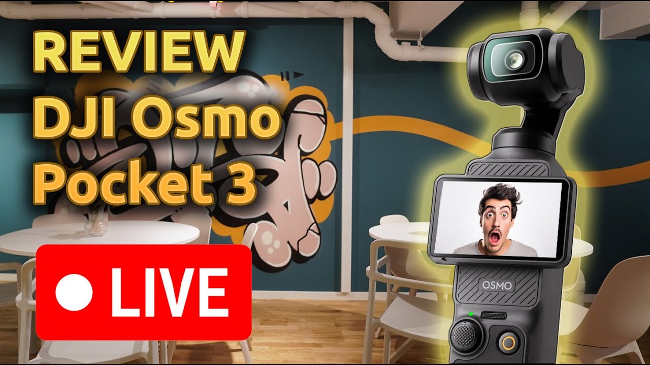 DIRECTO · DJI Osmo Pocket 3, los menús a fondo - YouTube