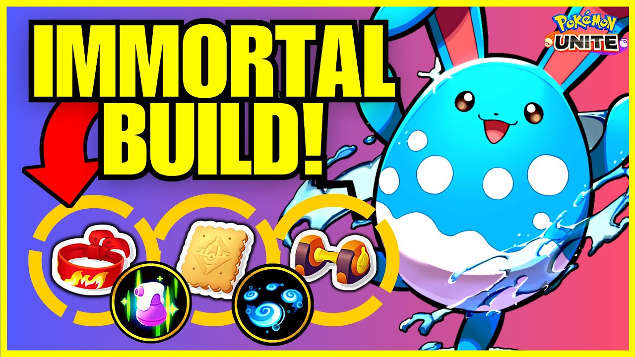 No One Can Escape This Azumarill Whirlpool Build! | Pokemon Unite - YouTube