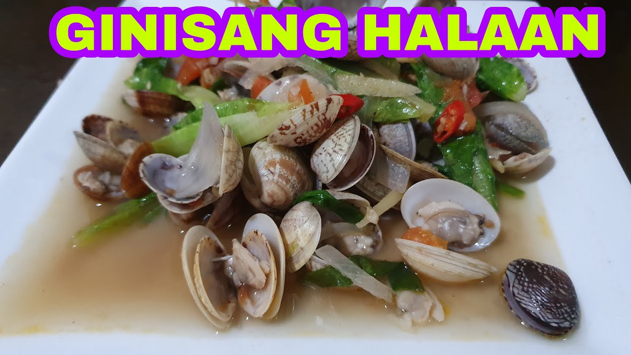 Ginisang tulya/Ginisang halaan recipe #jayvloggerlim - YouTube