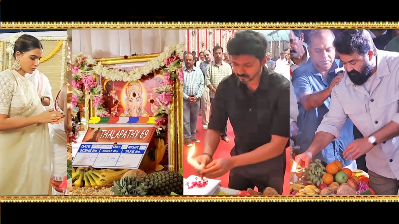 Thalapathy 69 Promo – Vijay New Movie Pooja Ceremony | Mohan Lal ...