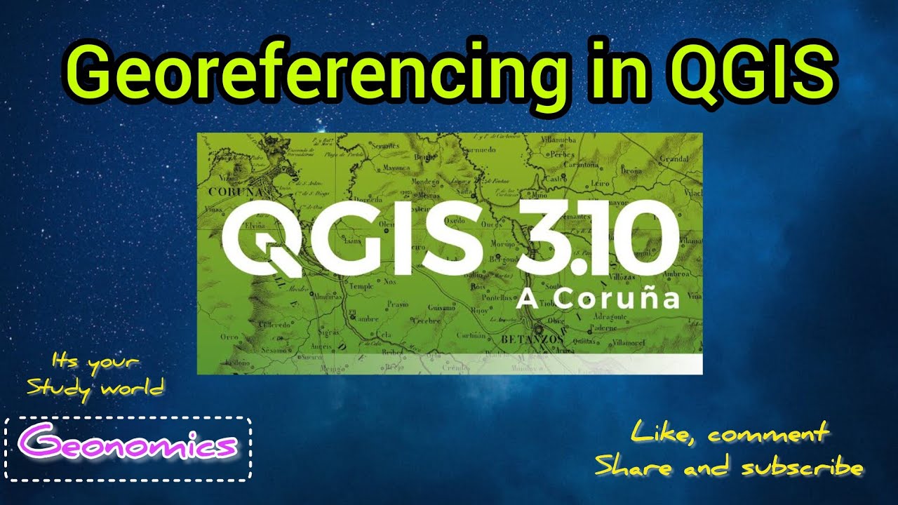 Georeferencing in QGIS l How to Georeference a Map - YouTube