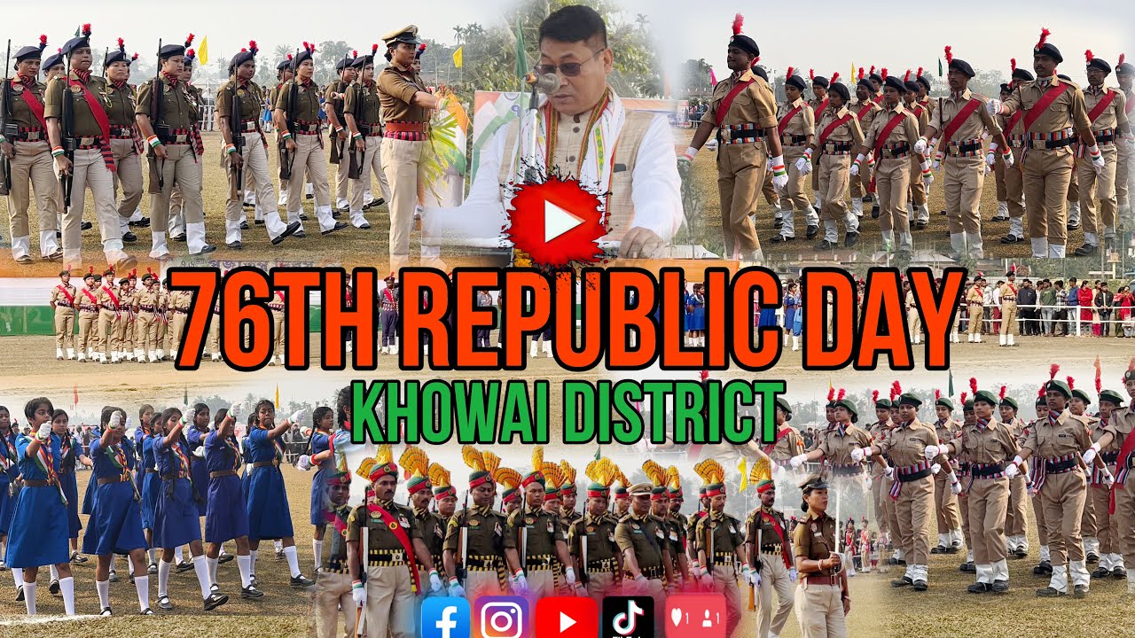 REPUBLIC DAY CELEBRATED AT KHOWAI DISTRICT|| Intas Jz Official - YouTube