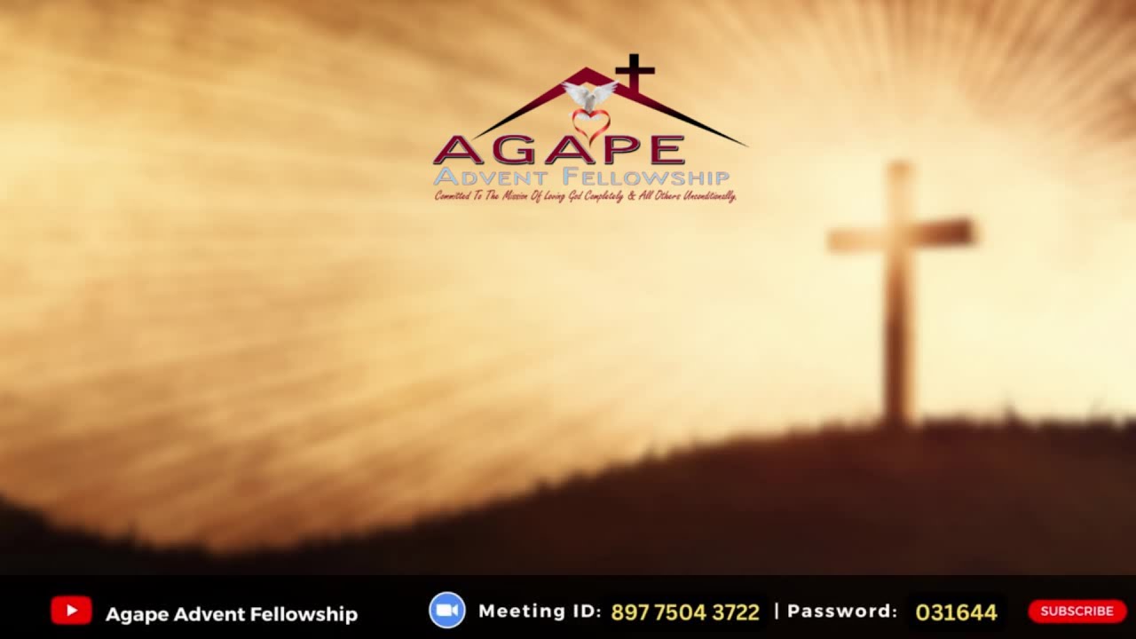 Agape Advent Fellowship-Worship Hour- You're Enough - (Breath Of Life ...