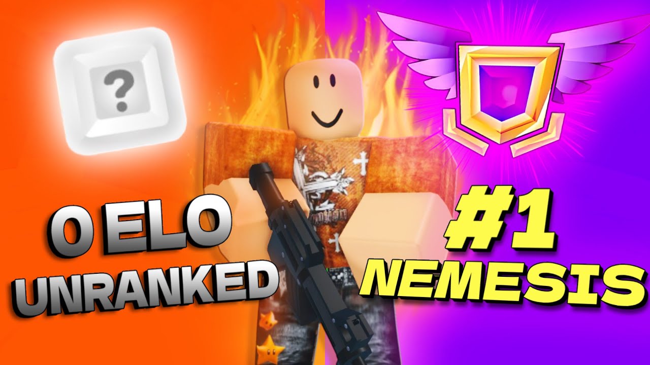 UNRANKED To NEMESIS RANK In Roblox Rivals - YouTube