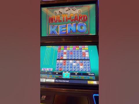 Multi card, keno Las Vegas - 8 Spots all 20 Cards Demonstration on How ...