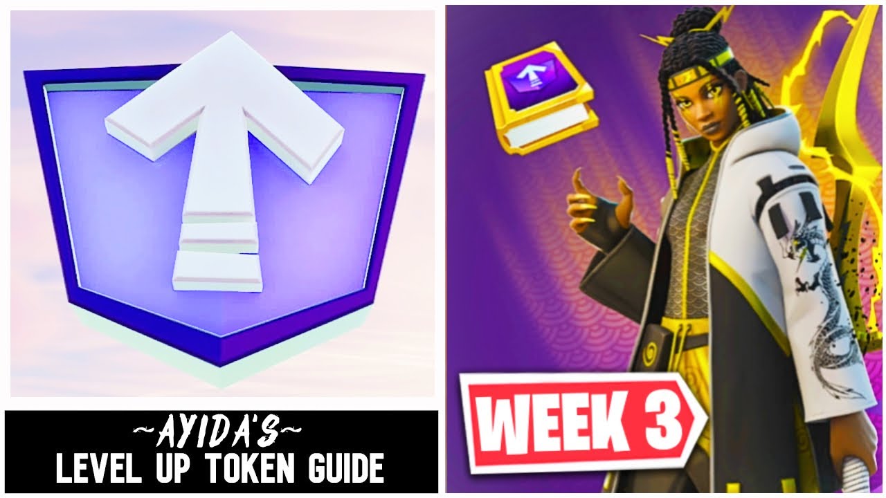 ALL *WEEK 3* LEVEL UP TOKENS! (Ayida’s Level Up Quest Pack)(Chapter 3, Season 4)(Fortnite) - YouTube