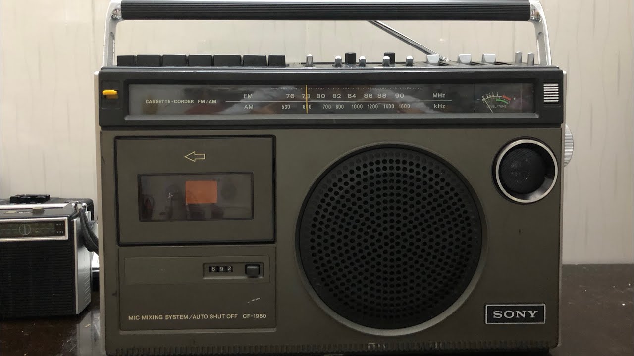 (ĐÃ BÁN) Cassette Sony Cf-1980.Tiếng hay, máy đẹp, radio nét. Giá bán ...
