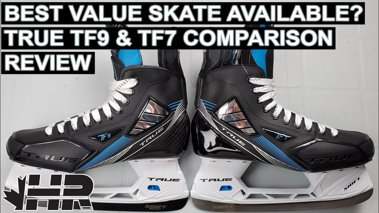 The best value hockey skate? True TF9 & TF7 comparison & Snap Shot review - YouTube