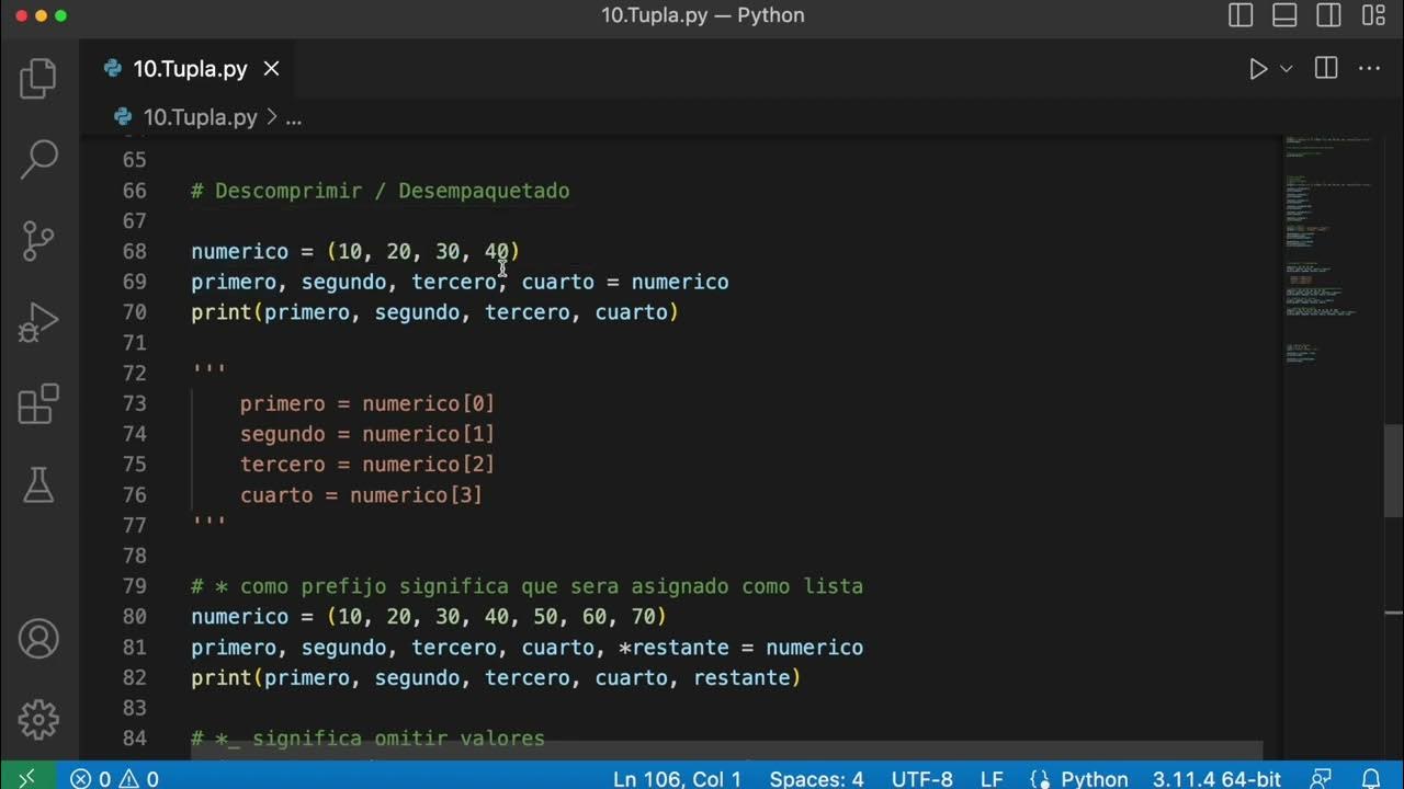 1.10. Python | Tuplas #python - YouTube