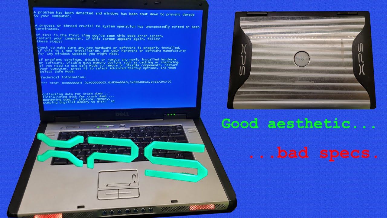 Exploring A Crappy Dell XPS Gen2 Laptop! - YouTube
