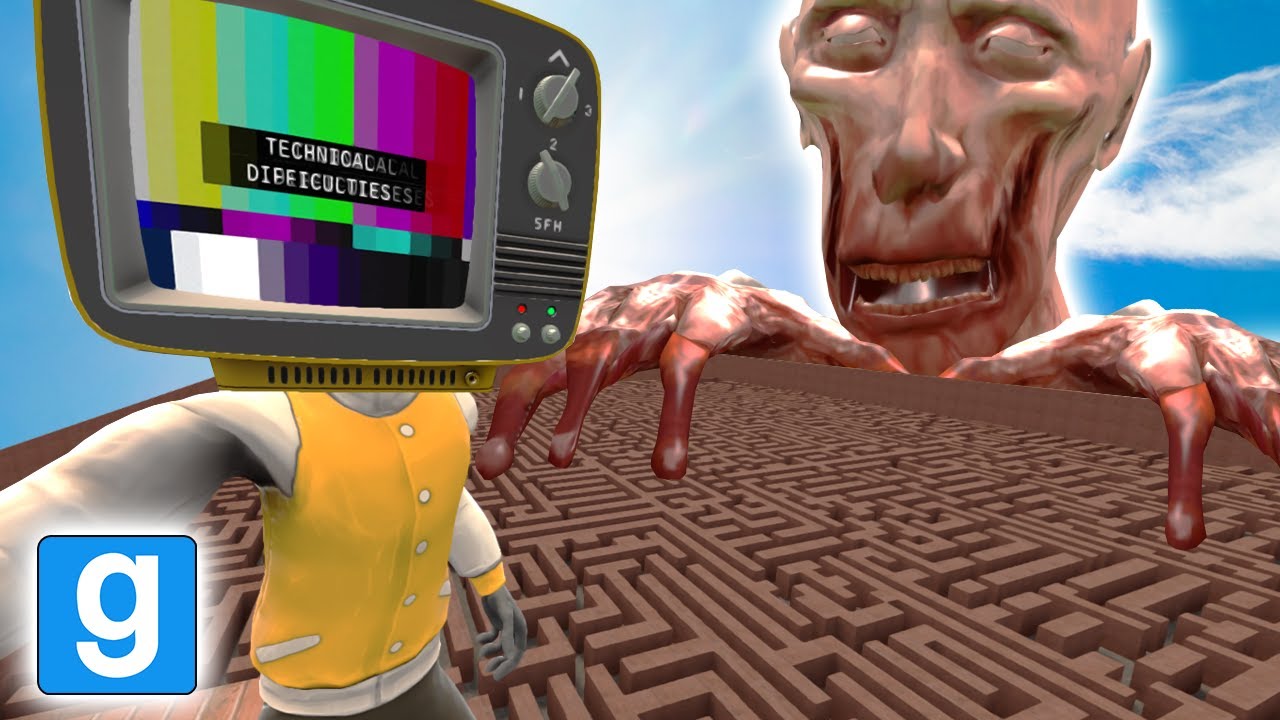 SCP-096 Nextbot Maze is HILARIOUS! - YouTube