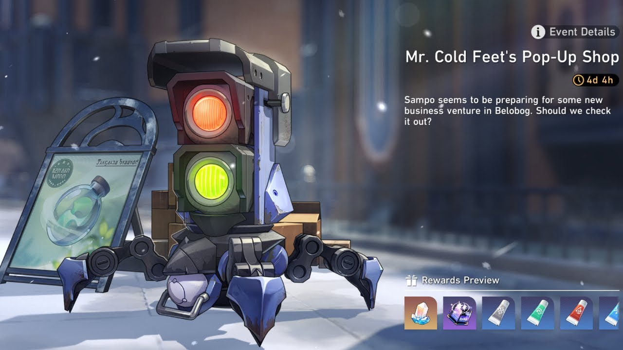 HSR │Mr.Cold Feet's Pop-Up Shop Event (500 Stellar Jade) - YouTube