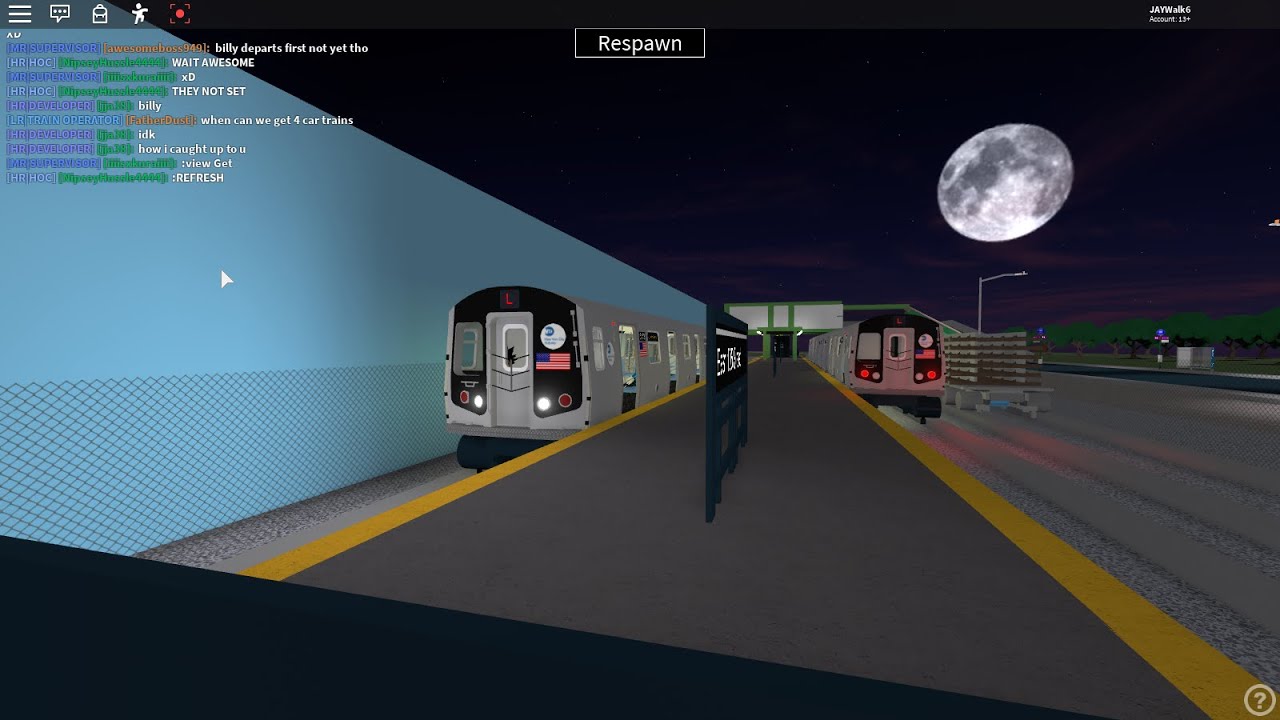 MTA Subway Roblox ride: MTA (L) train ride from East 105 Street-8 Av-14 ...