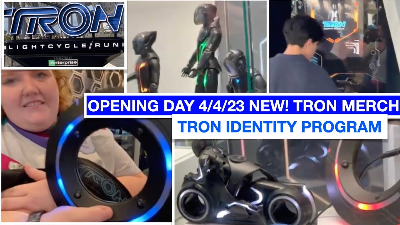 NEW! TRON MERCH - DISNEY TRON Identity Program Location PREVIEW ...