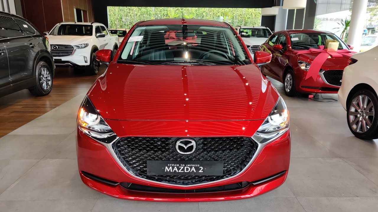 2022 Mazda 2 Hatchback Red Color - 5 Seats Hatchback | Exterior and ...