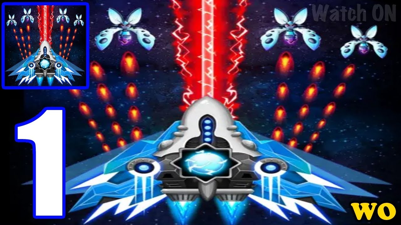 Space Shooter - Galaxy Attack | Boss Battle | Level 1 - Level 4 Part 1 ...