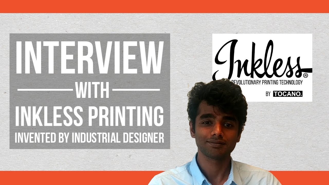 Interview with Inkless Printing developer - YouTube