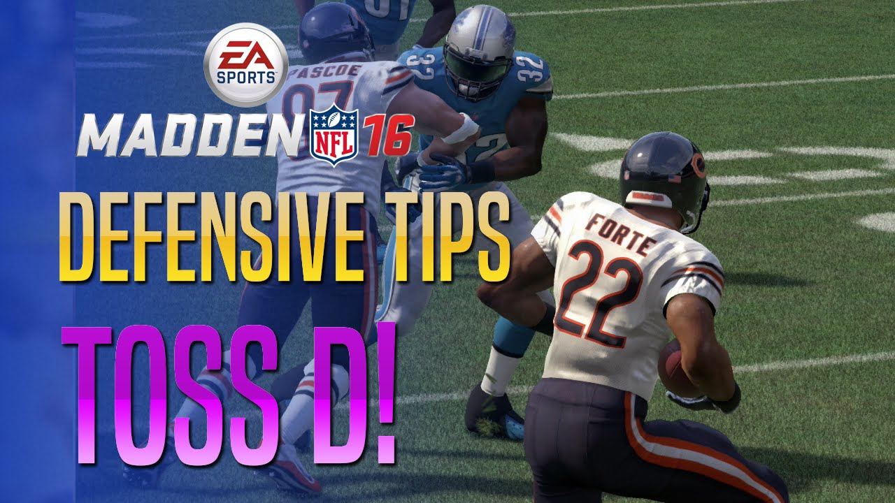 Best Way To Stop Outside Toss Runs In Madden 16? - YouTube