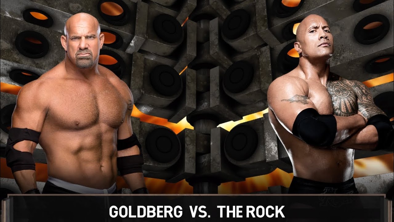 WWE shamckdown the big Goldberg returns the rock vs Goldberg match ...