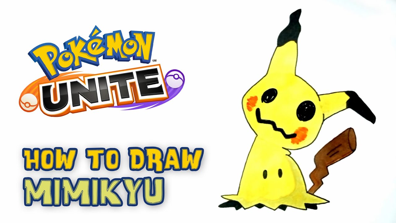 How to Draw Mimikyu - Pokemon Unite - YouTube