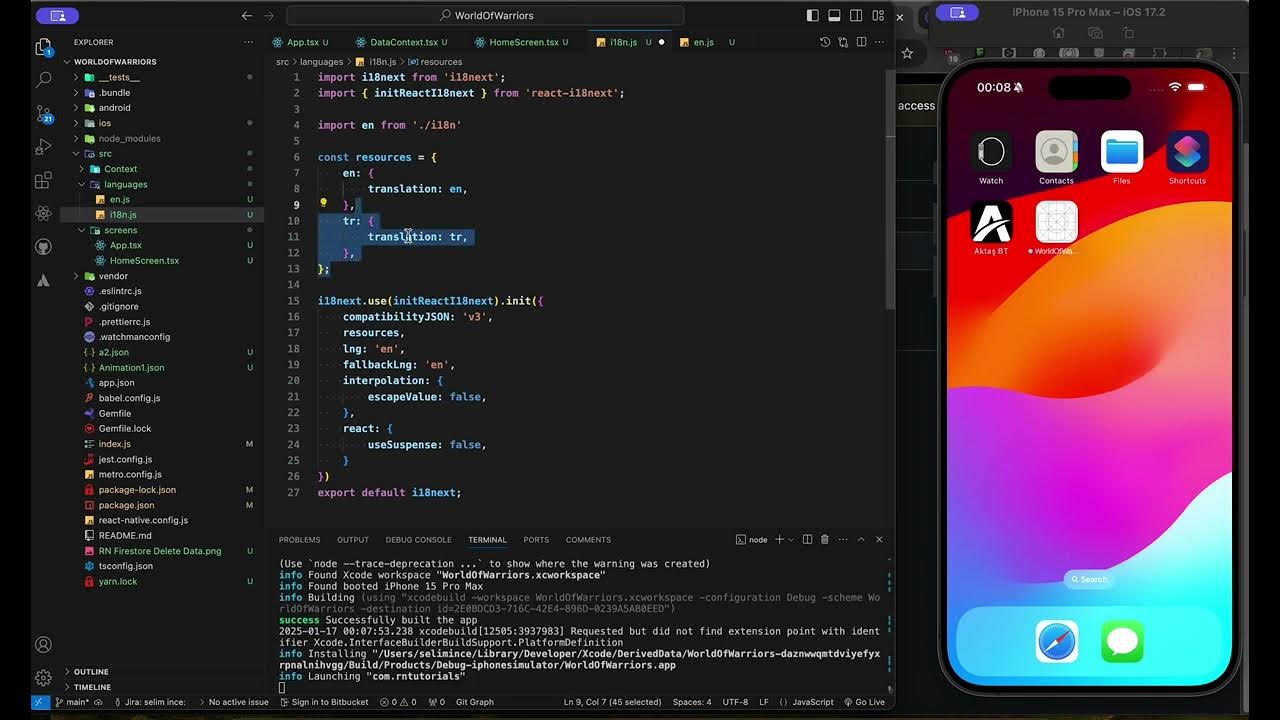 React Native i18n - YouTube
