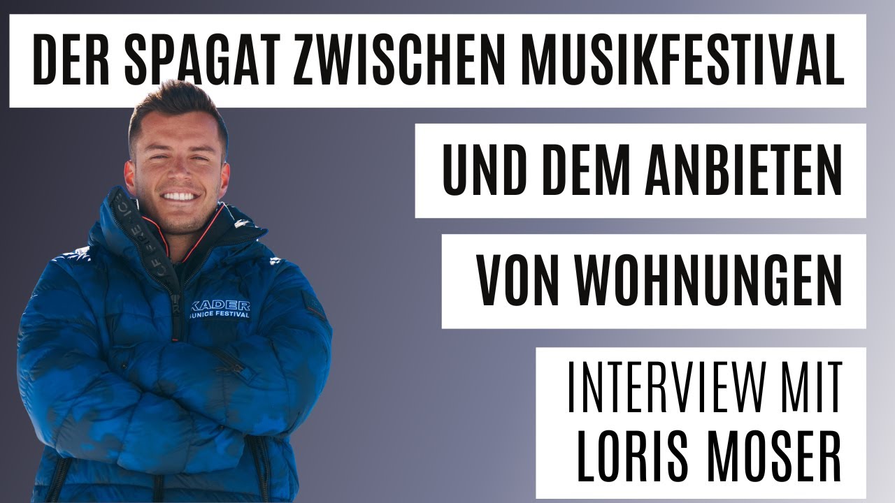 Der Spagat zwischen Musikfestival und dem Anbieten von über 150 Wohnungen. Interview mit Loris ...