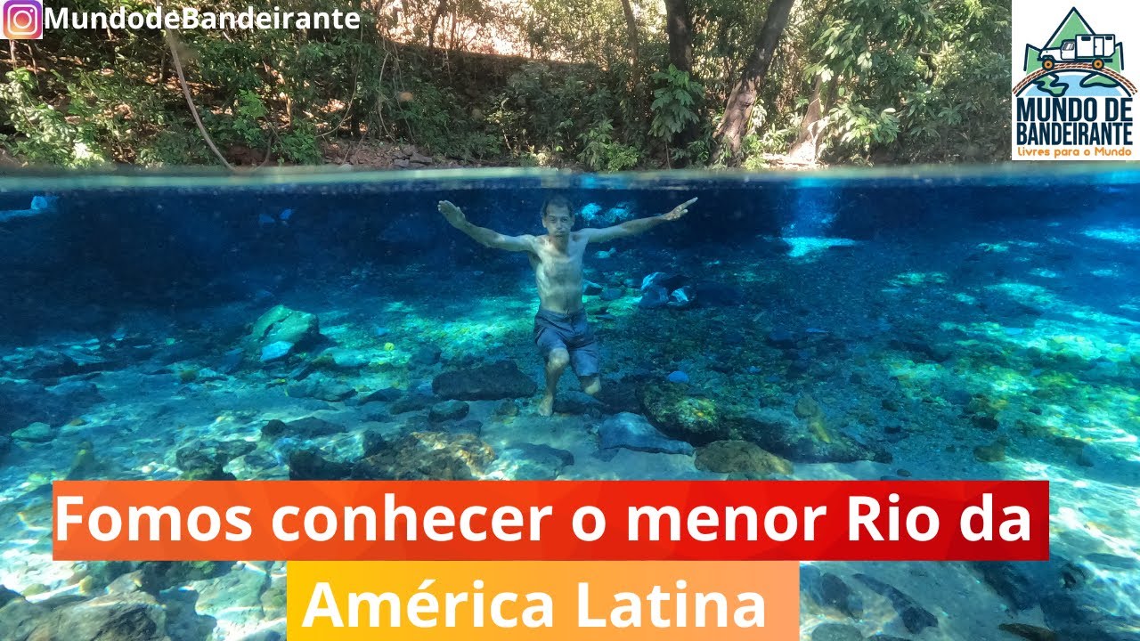Rio Azuis em Tocantins , o menor rio da América Latina.Ep.104 - YouTube