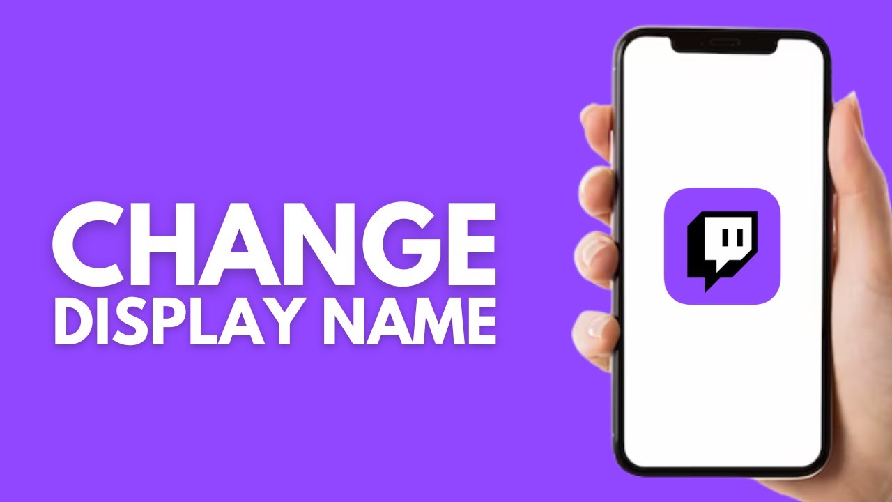 How to Change Your Display Name on Twitch Mobile - Step by Step - YouTube