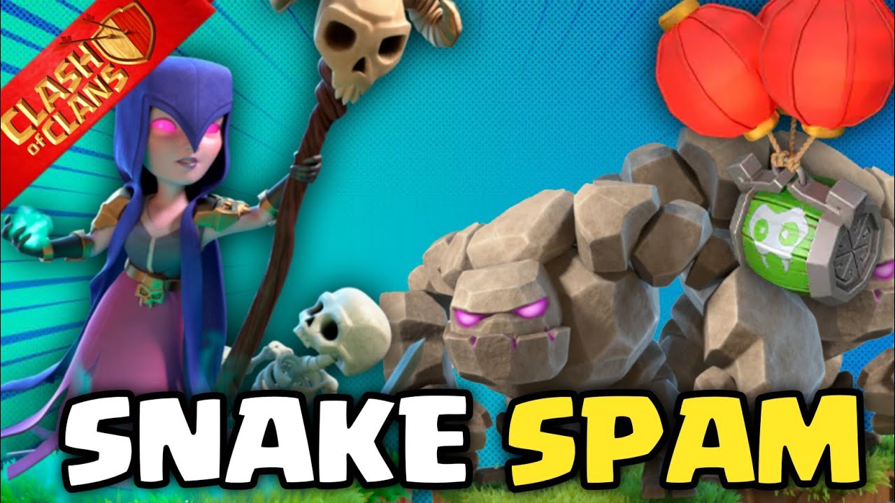 🐍 Clash of Clans Snake Barrel Attack Strategy 2025 – OP War & Legend ...