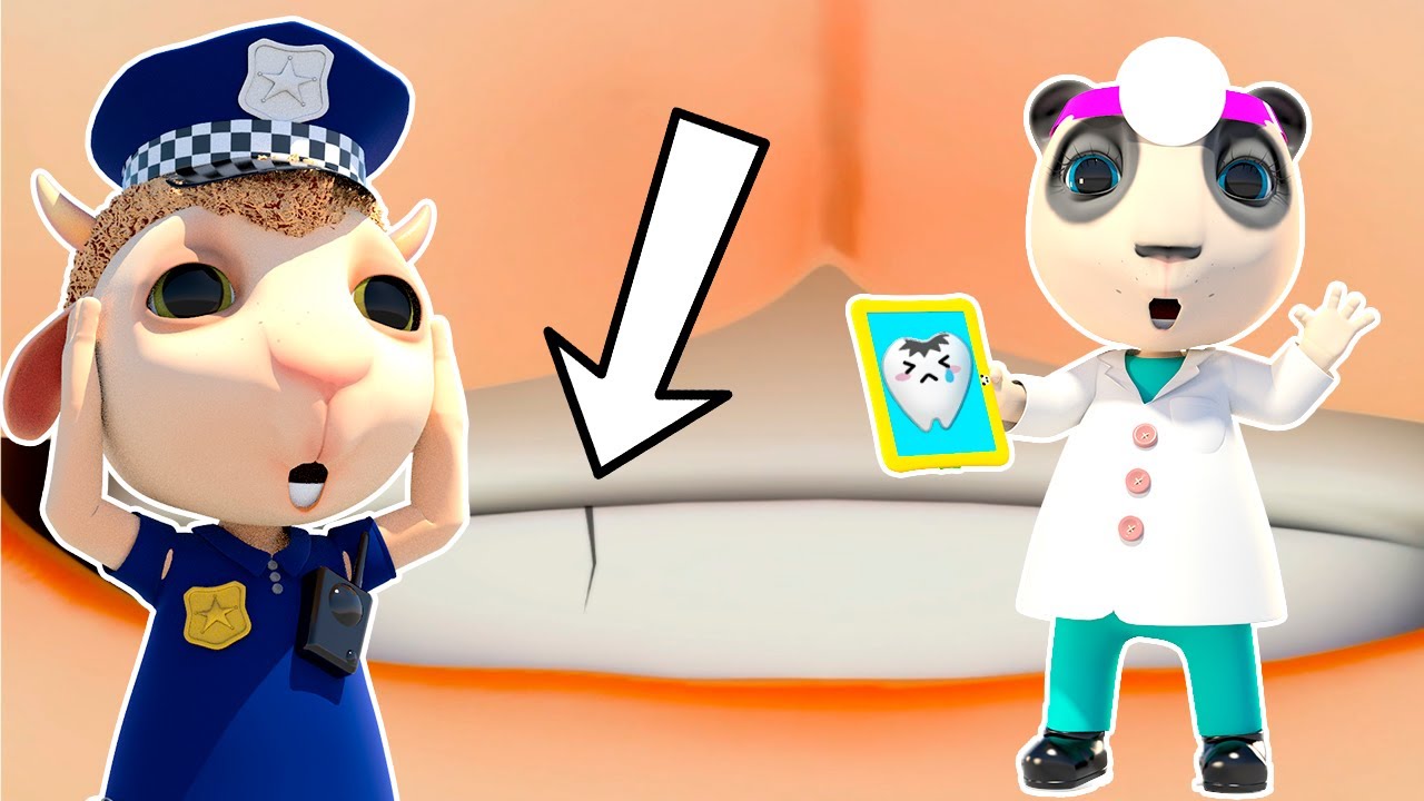 Brush Your Teeth Properly👩‍⚕️🐰👮‍♂️ Toothache and the Dentist🐰 Nursery ...