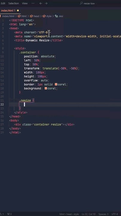 This single of line CSS will let users resize any shapes on the webpage ...