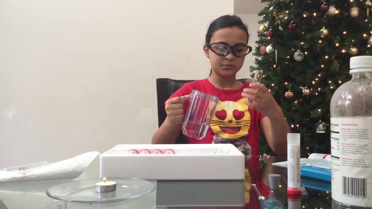 The Invisible Fire Extinguisher- Chemistry C500 - YouTube