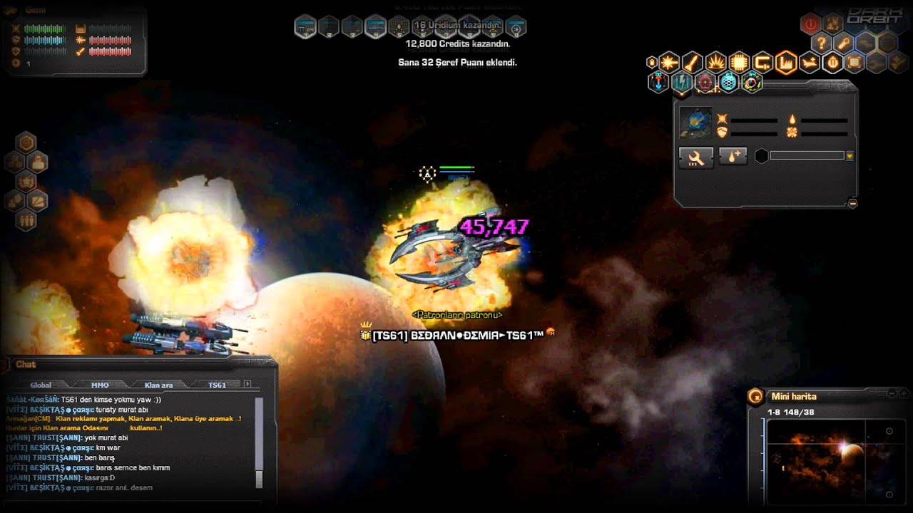 Darkorbit Tr5 BedranDemir Full Hercules And 1. Clan Rankings - YouTube