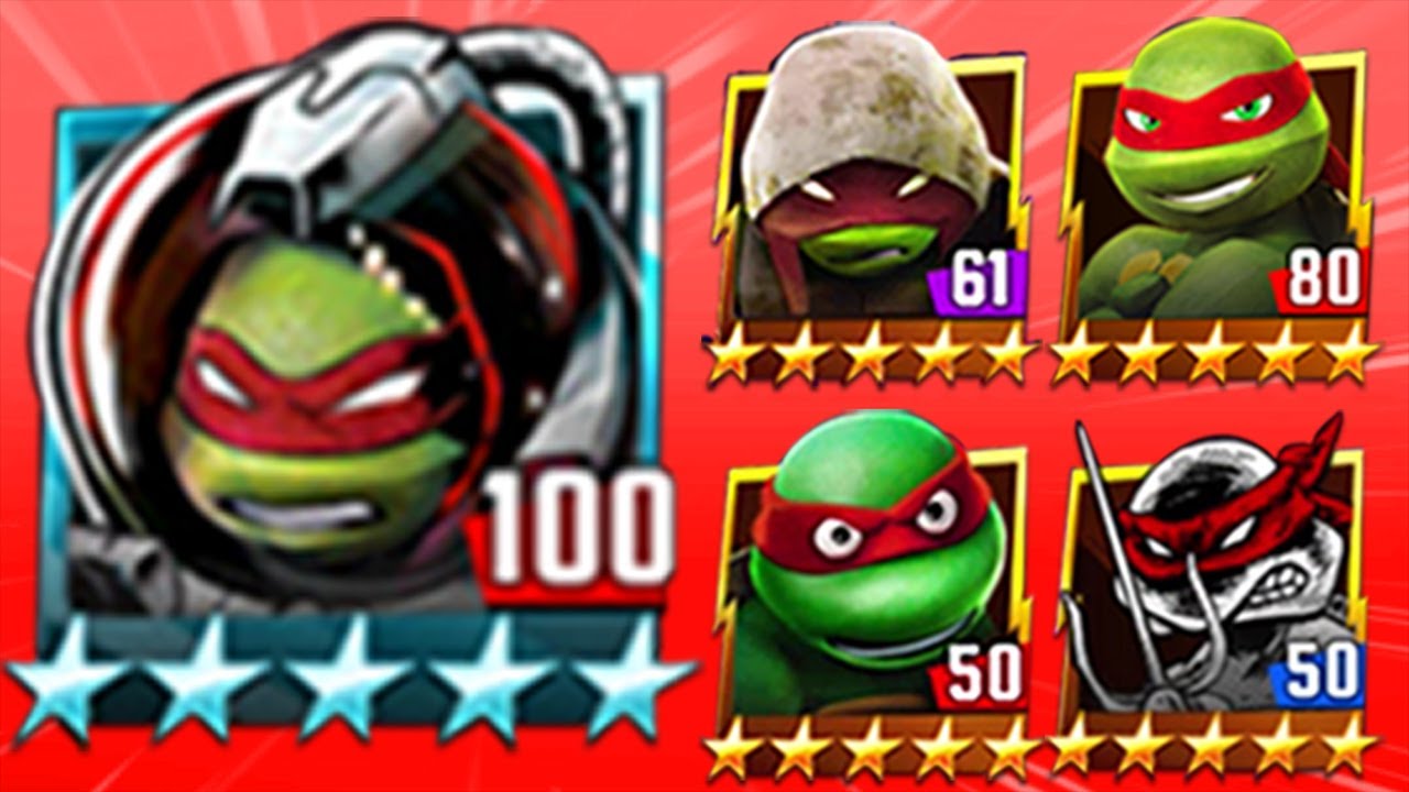 TMNT Legends Raph's team(Nick, Space, Original, Classic, Vision Quest ...