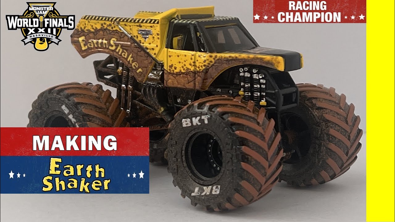 Making Earth Shaker - Monster Jam Diecast Replicas (WF 22 Replicas ...