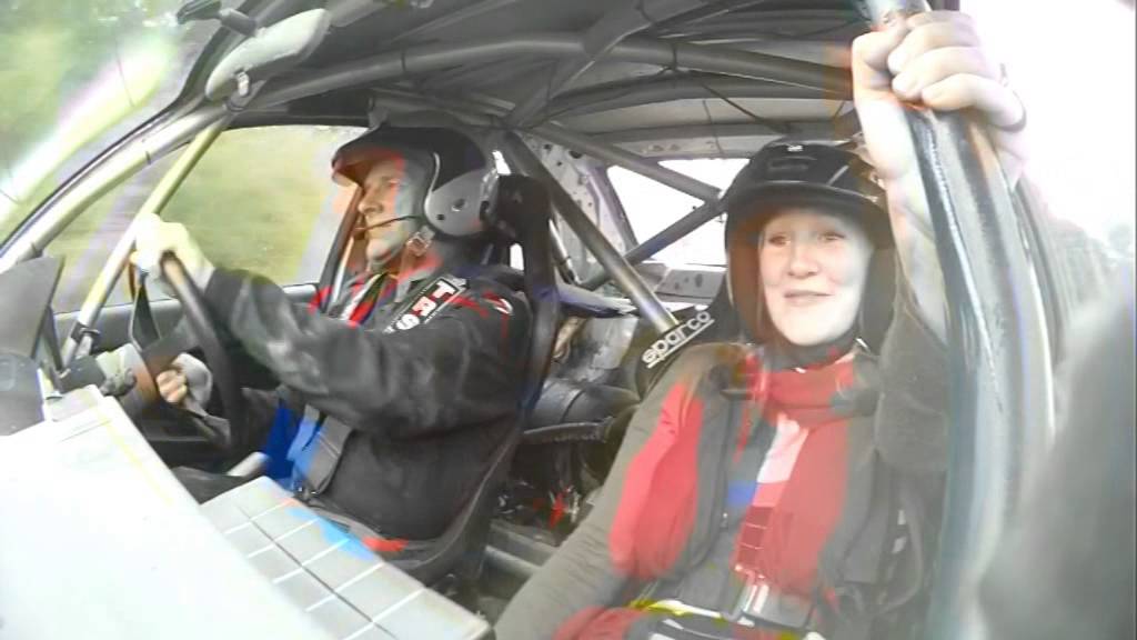 Vicky Rally Car Passenger Ride 2014 - YouTube