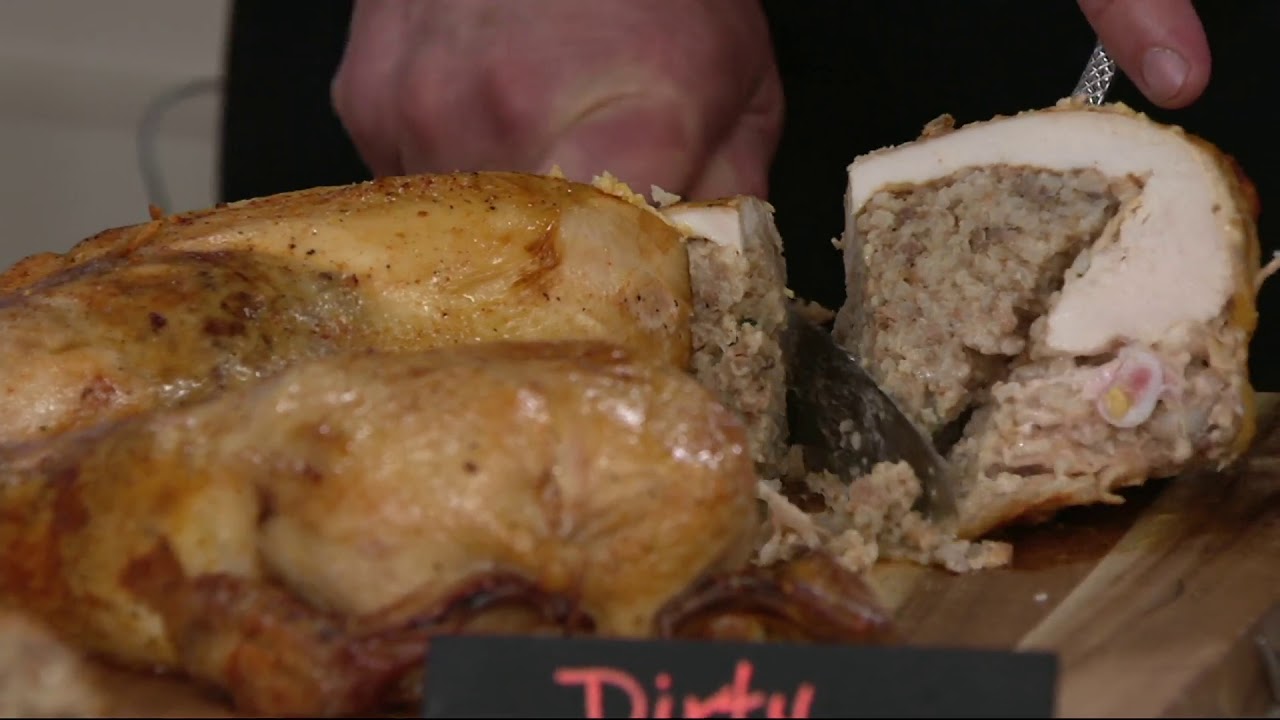 La Boucherie (2) 3-lb Stuffed Deboned Chickens on QVC - YouTube