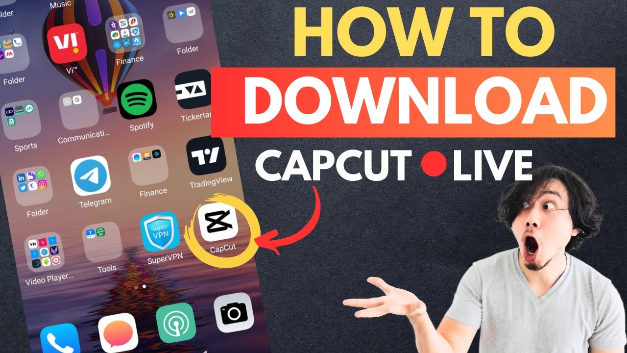How to download Capcut app in android mobile - YouTube