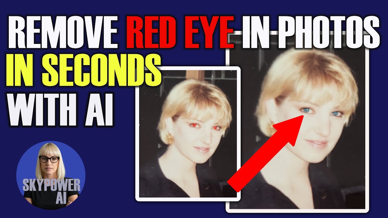 How to Remove Red Eye In Photos for FREE with AI - Beginner-Friendly ...