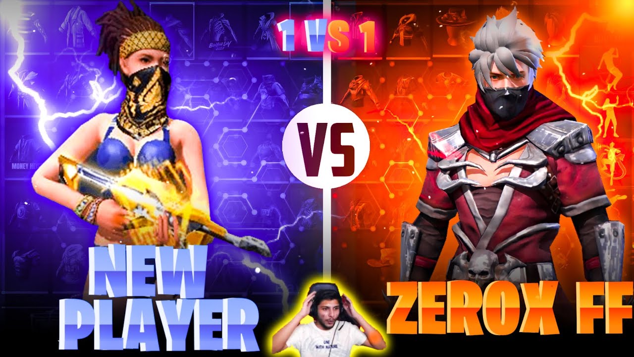 NEW PLAYER VS ZEROX FF🤯🔥 🤖 | White ff Secret Revealed | Nonstop Gaming ...