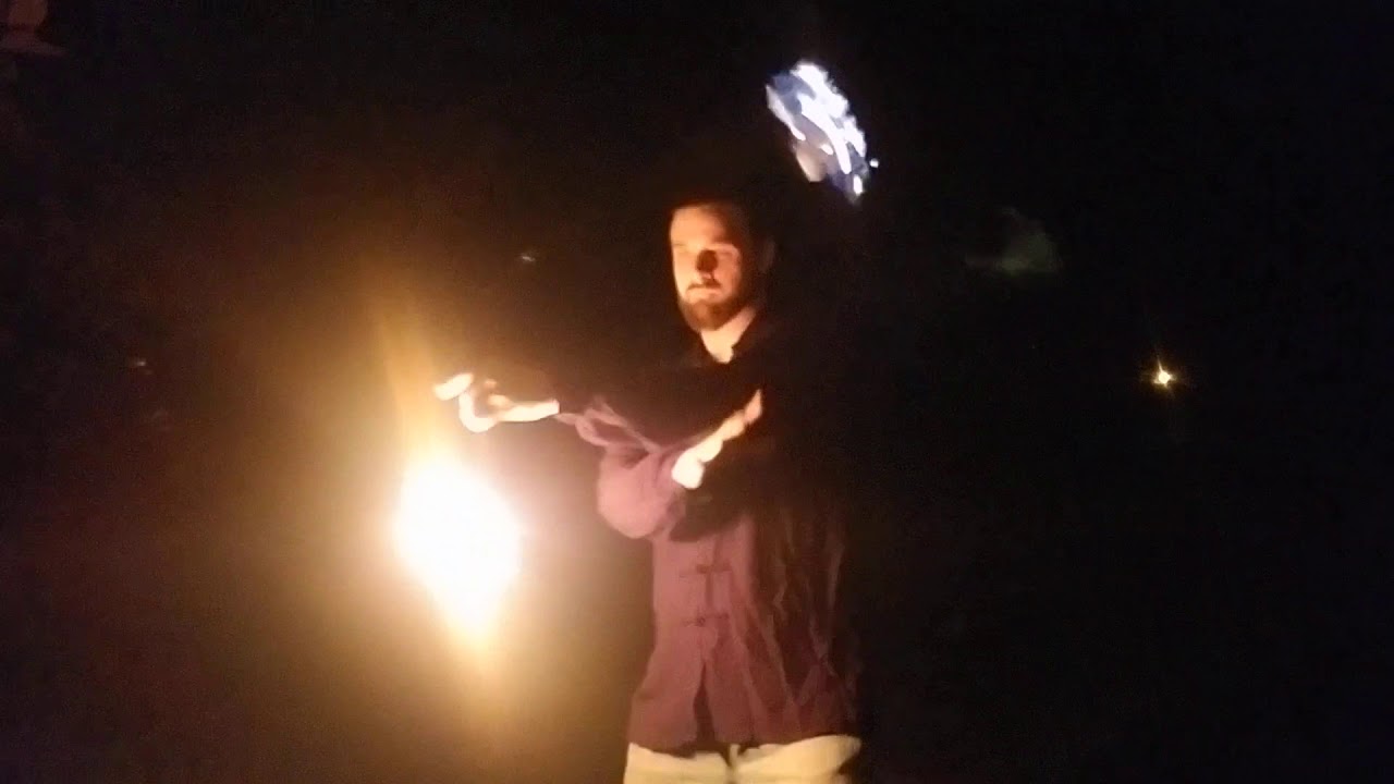 Fire nunchucks! - YouTube