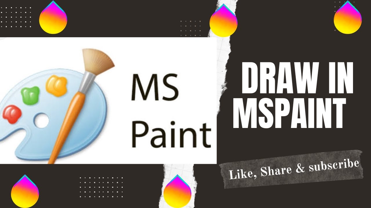 How to draw Doordarshan Logo in Mspaint? - YouTube