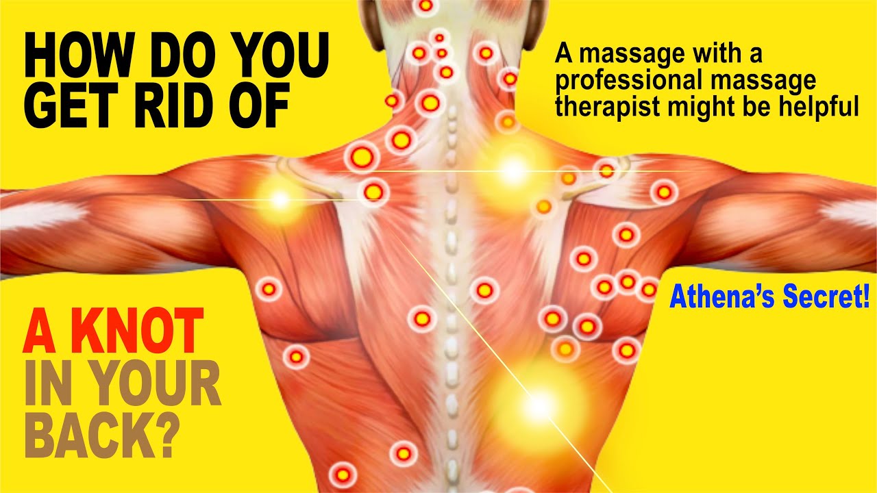 How to Get Rid of Muscle Knots in Your Back? Athena's Secrets - YouTube